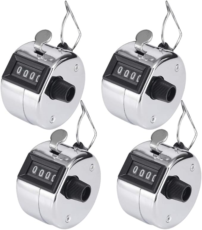 Deportes y aire libre 4 pcs Compteurs Manuels, Compteur Mécanique à 4 ...