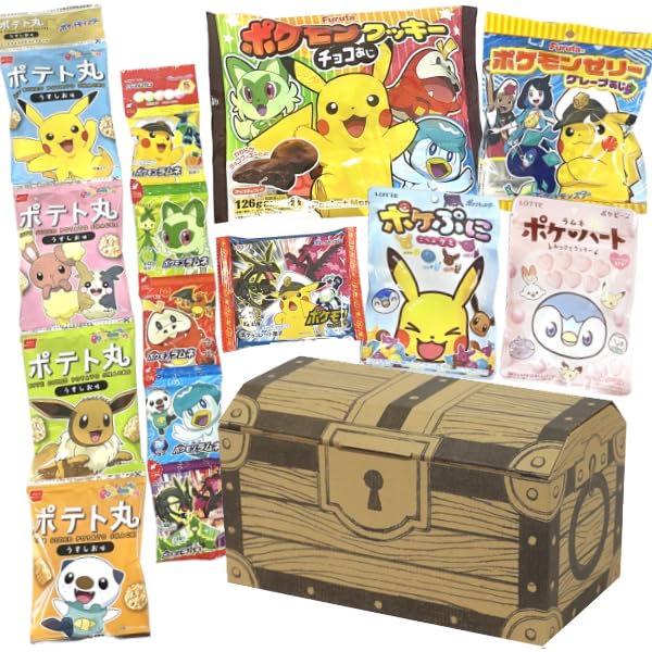 Mua (Treasure Chest Pokemon Set) Assorted Sweets (Pikachu, Pokemon ...