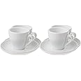 Amazon.com | Cuisinox Porcelain Espresso Cups (Set of 4), White ...