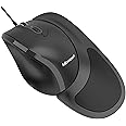 Amazon.com: Semi-Vertical Ergonomic Mouse Newtral 3, Wired USB Medium ...