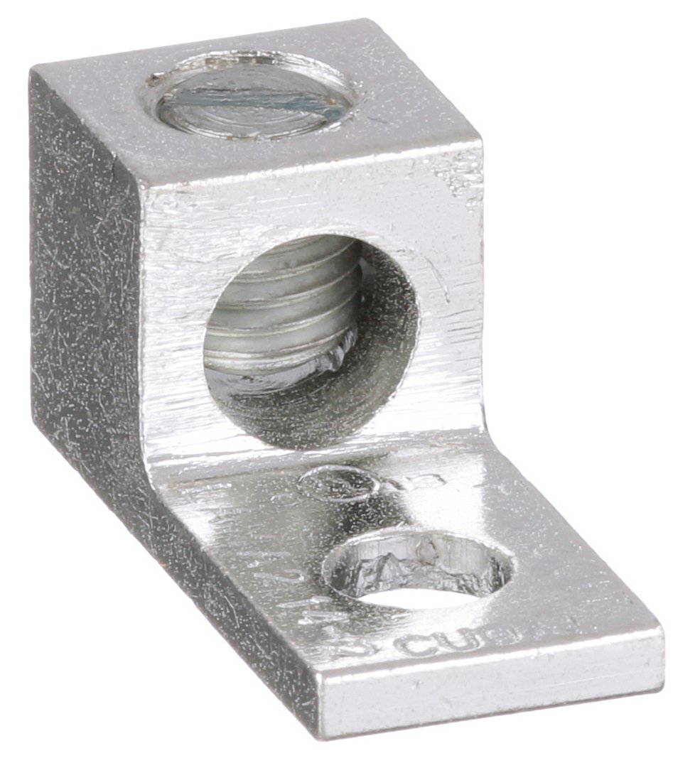 Panduit LAMA350-38-QY One-Hole Aluminum Mechanical Lug, Single Barrel ...