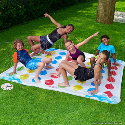 Hasbro Twister Ultimate Splash – Giant Outdoor Inflatable Water Twister ...