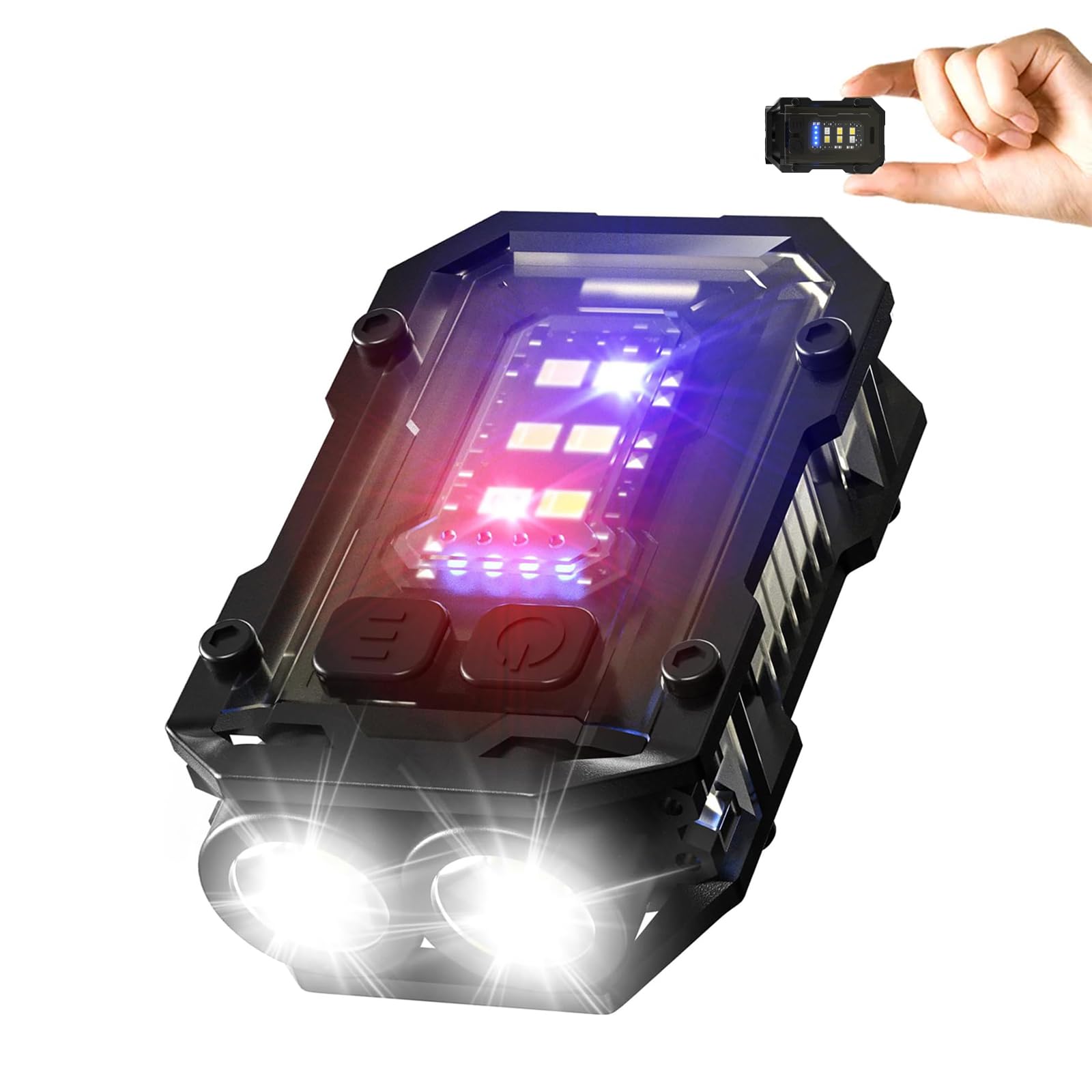 Mua Mini Keychain Flashlight with Clip, LED Magnetic EDC Key Chain ...