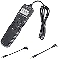 Amazon.com : Neewer Shutter Release Timer Remote Control Cord Compatible with Canon EOS 550D ...