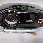 Amazon.com: RAGU Z498 Mini Projector, 2019 Upgraded Full HD 1080P 180 ...