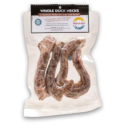 Fresh is Best Freeze-Dried Whole Duck Necks: Amazon.co.uk: Pet Supplies