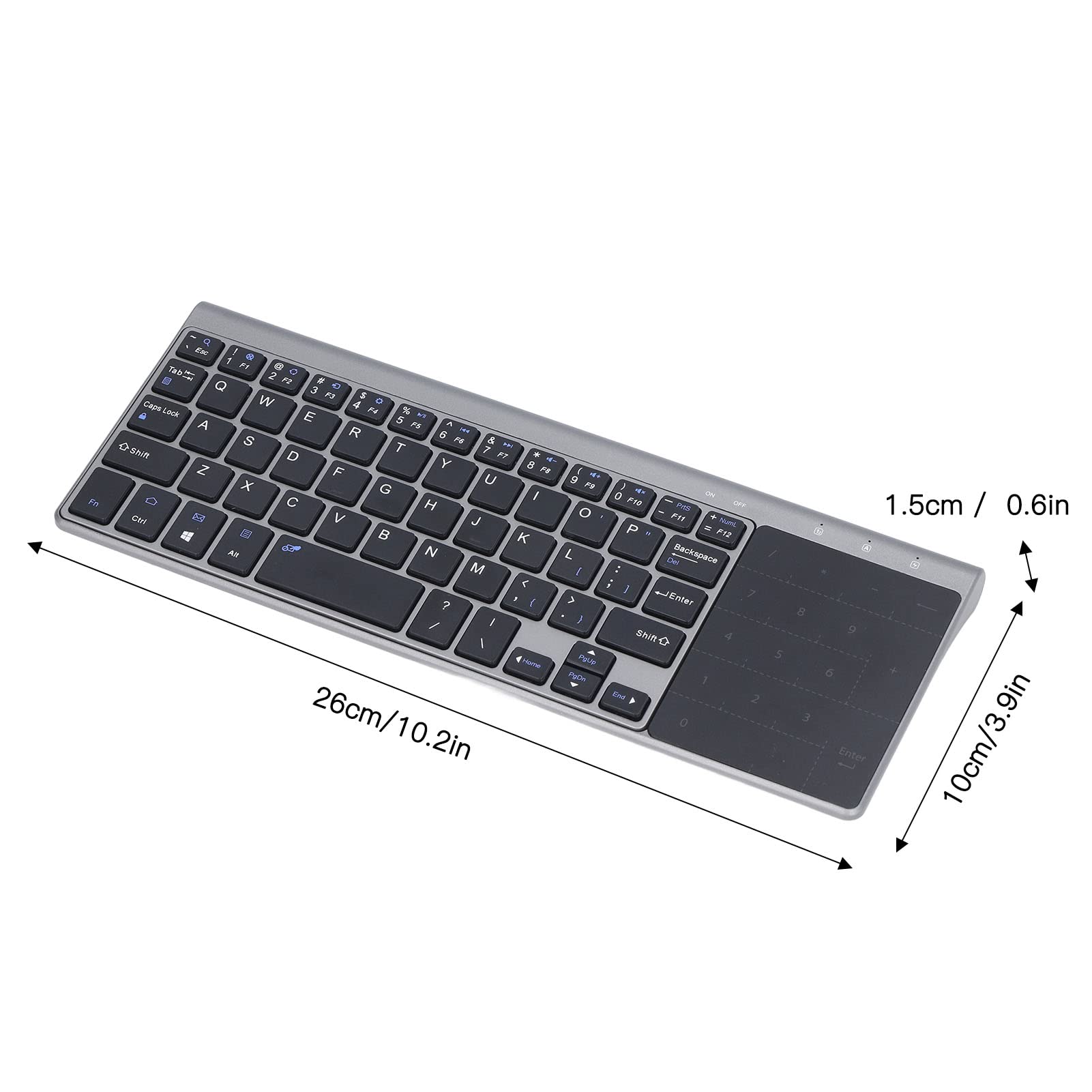 Mua Wireless Ultra Thin Mini 59 Keys Keyboard with Touchpad and Numeric ...