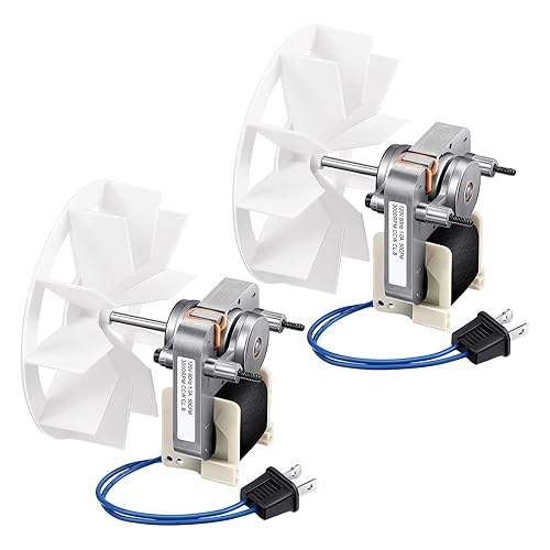 2 Pack Bathroom Vent Fan Motor and Ceiling Blower Wheel Replacement ...