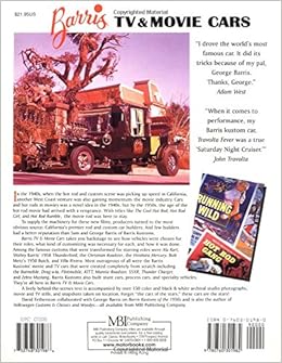 Barris TV and Movie Cars: David Fetherston, George Barris ...