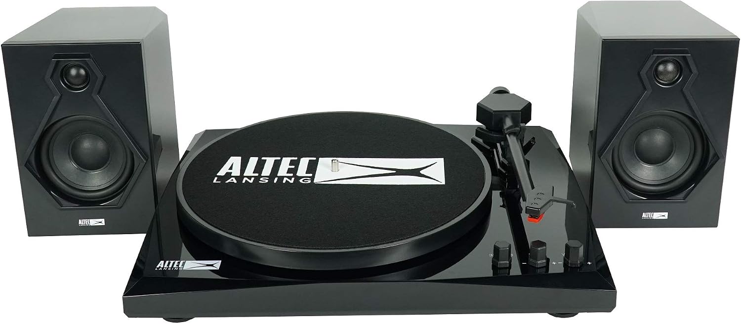 Amazon.com: Altec Lansing ALT-900 Vinyl Record Player Turntable with ...