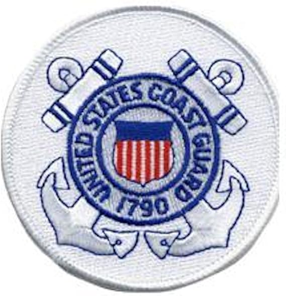 Amazon.com : U.S. COAST GUARD Emblem - 3 inch Circle Patch : Garden ...