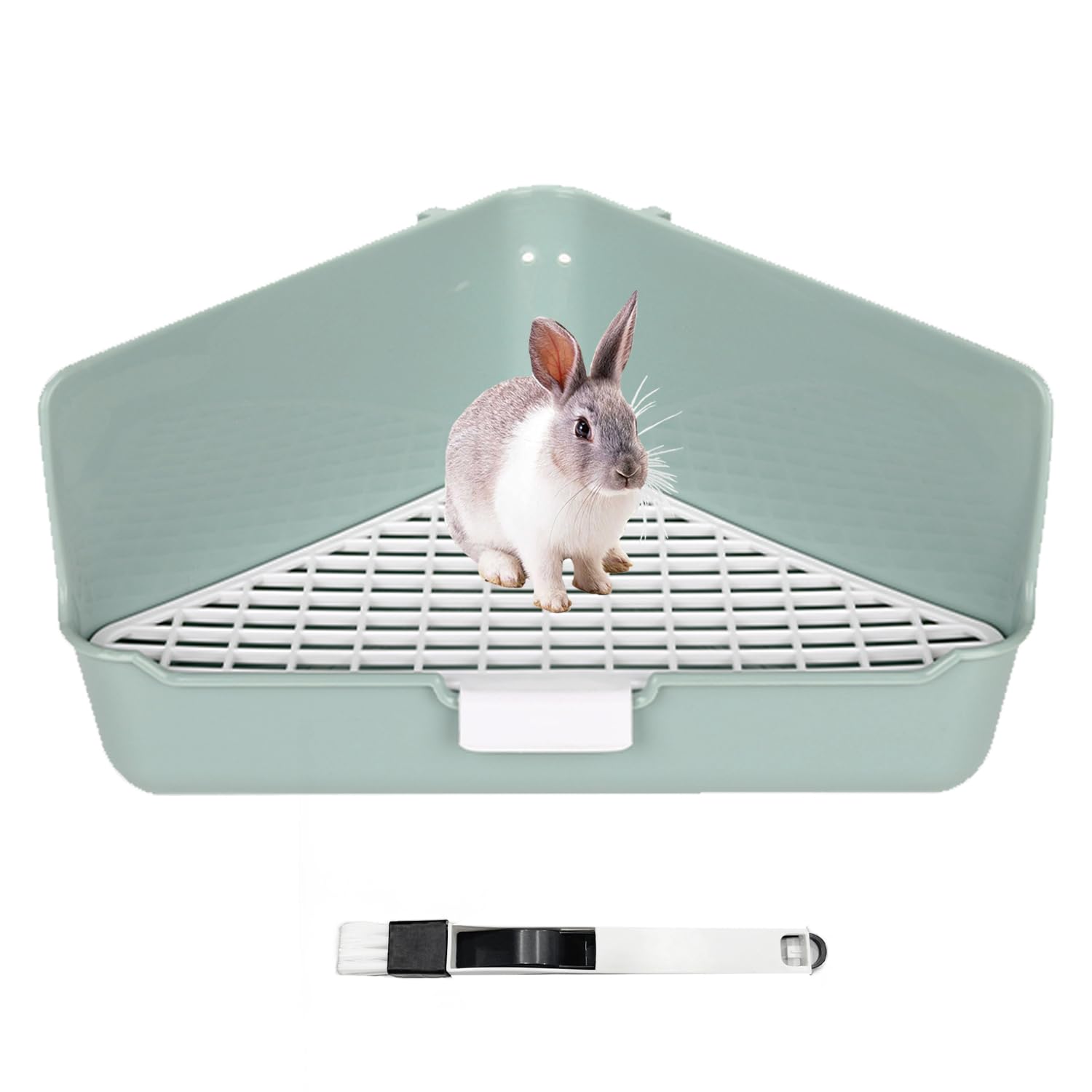 Vayinana Rabbit Litter Box Large Bunny Corner Toilet Box Potty Trainer ...