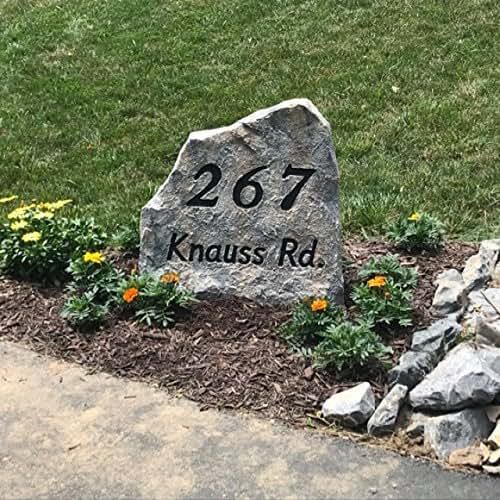 Amazon.com: Address Stone - Large Size - 22" x 22" x 11" - artificial ...