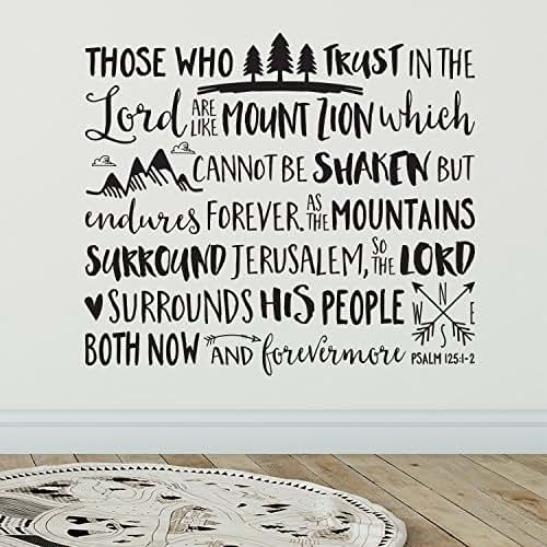 Amazon Psalm 125 1 Vinyl Wall Decal By Wild Eyes Signs Those Who Amazon Psalm 125 1 Vinyl Wall Decal By Wild Eyes Signs Those Who