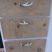 6 Pack Bundle - 3" Right & Left Antler Drawer / Cabinet Pull - Deer ...