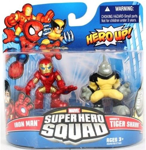 Marvel Super Hero Squad Iron Man & Tiger Shark: Amazon.co.uk: Toys & Games