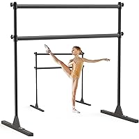 Kipika Wall Mounted Ballet Barre System - Solid Wood Stretch/Dance Bar ...