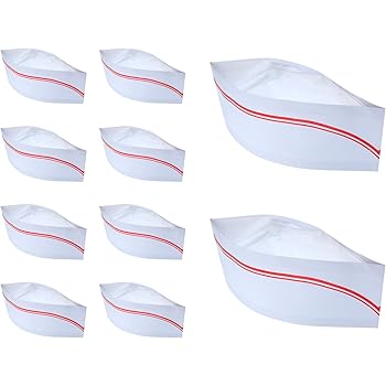 Amazon.com: Retro Diner Food Server Soda Jerk Paper Cap for Classic ...