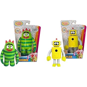 Amazon.com: Yo Gabba Gabba 2- Collectible Figures: Muno and Plex (2 ...