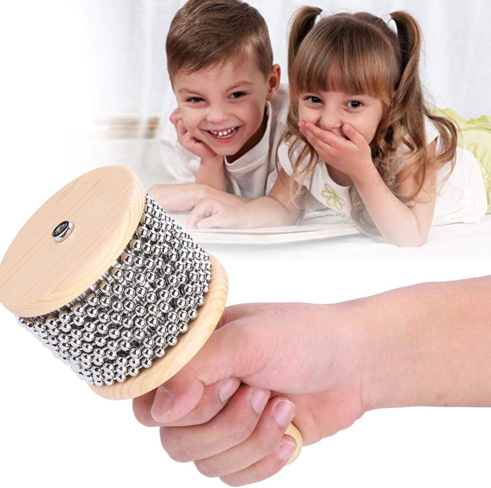 Cabasa Percussion, Wooden Beat Instrument For Children Kids Student ...