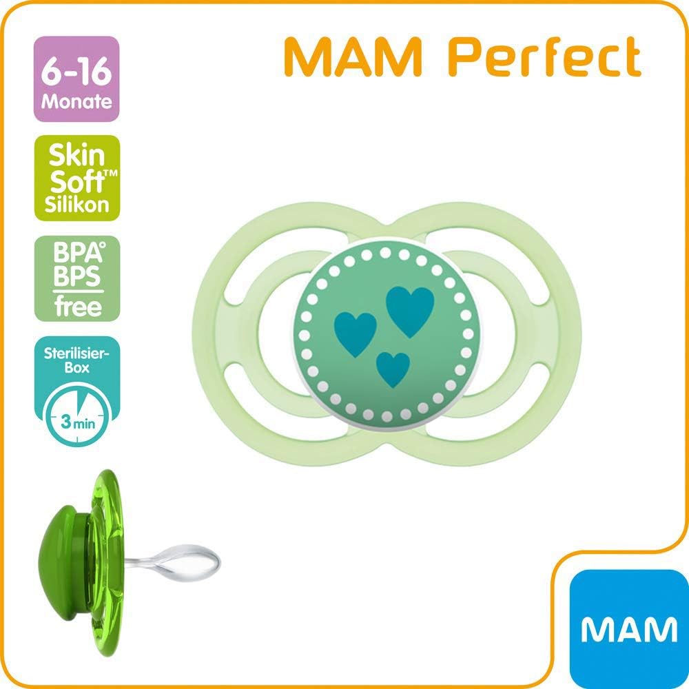 MAM Perfect Day & Perfect Night (2+2) Soothers Dummies 6-16 months ...