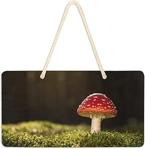 Exterior Door Sign Group of Mushrooms in The Forest Welcome Door Sign ...