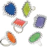 Party Favours - 18 Jewel Rings: Amazon.co.uk: Kitchen & Home