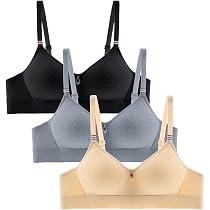 Salia Girl Bra Octaprhy Teen Sports Bras For Girls Ages 12-14 Cotton ...