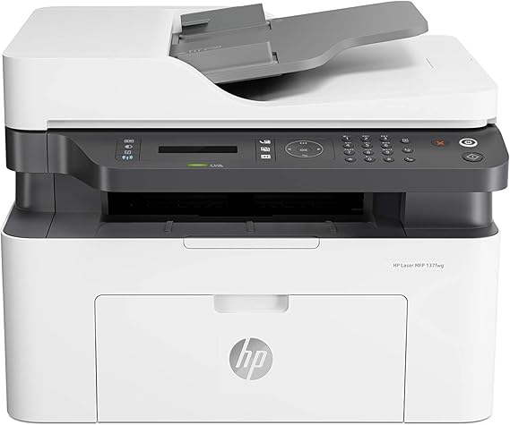HP Laser MFP 137fnw Stampante Laser Multifunzione Monocromatica, Stampa ...