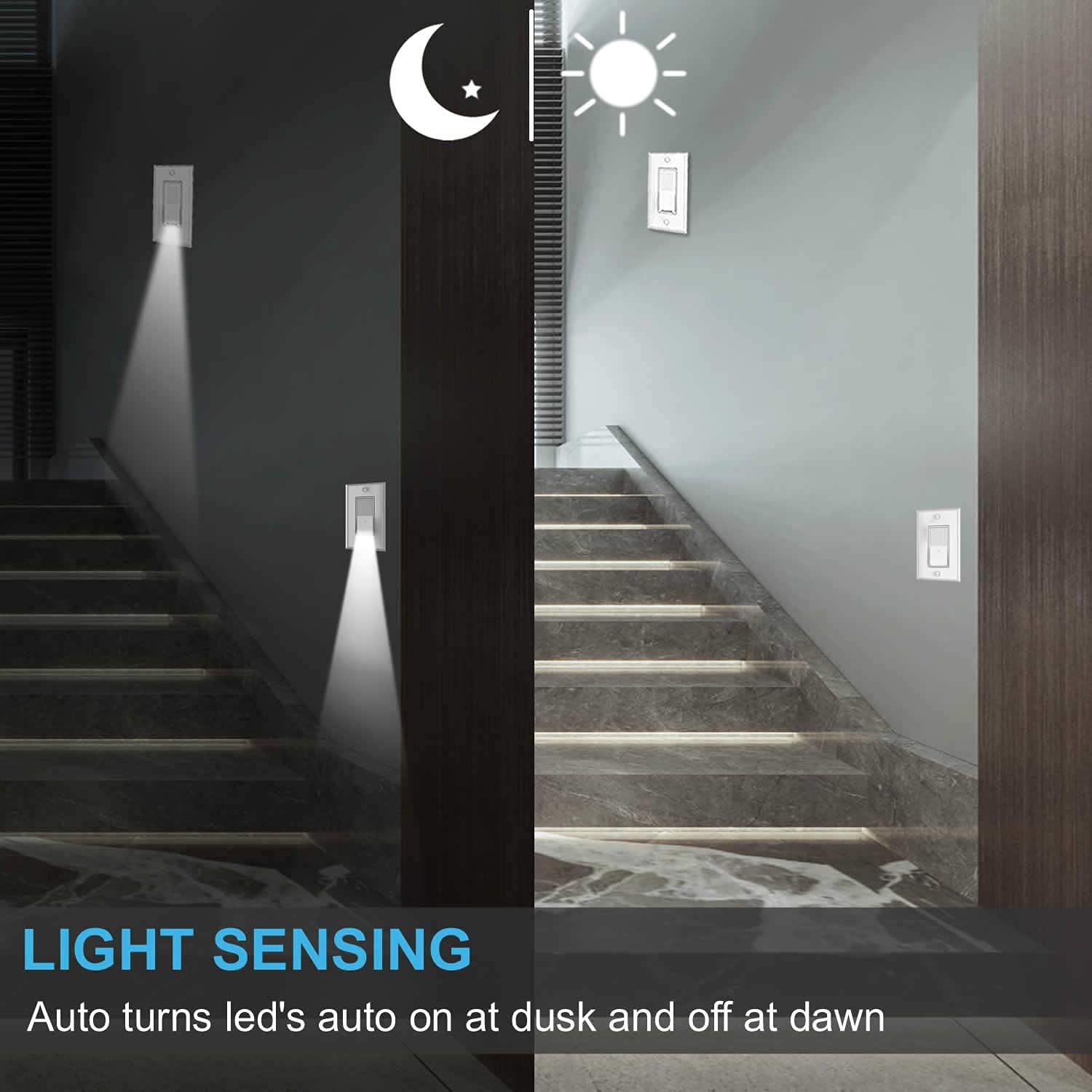 Mua 10 Pack SOZULAMP 3 Way Wall Light Switch with LED Night Light 15Amp ...