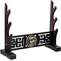 Amazon.com: Ekkhysis Loong Sword Stand 3-Tier Padded Hook Katana Stand ...