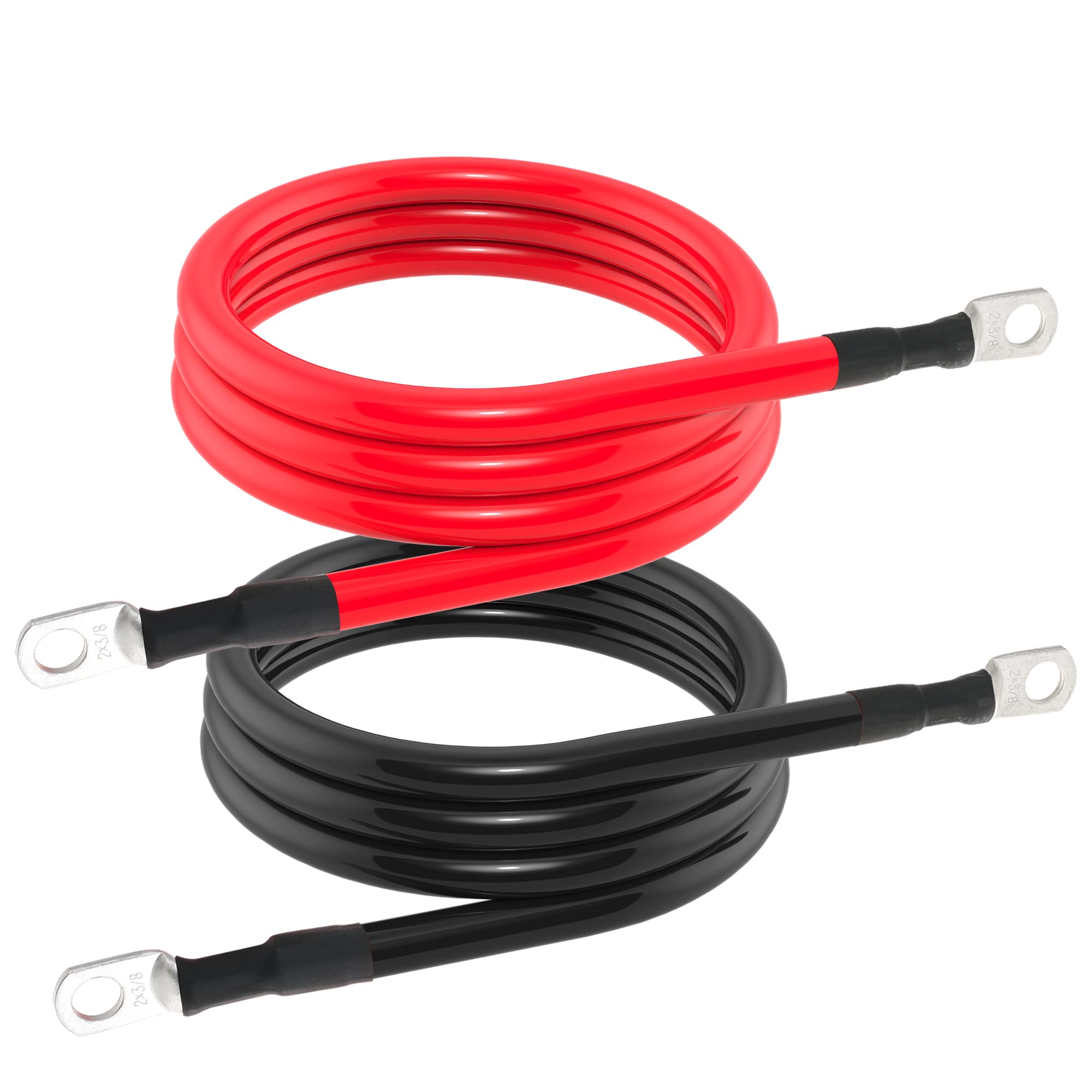 2 AWG Battery Cable 2AWG Gauge Battery Inverter Cables for Automotive ...