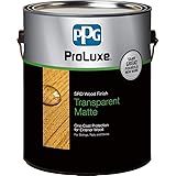 PPG ProLuxe Premium Deck Wood Finish, 1 Gallon, 077 Cedar - Household ...