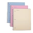Amazon.com : Mintra Office Durable Spiral Notebook - 2 Subject (College ...