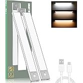 Under Cabinet Lights, 40 LED Rechargeable Battery Operated Motion ...