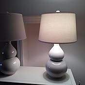 Amazon.com: Signature Design by Ashley - Saffi Ceramic Table Lamp ...