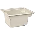 Mustee 25BT Vector Multi Task Sink, 22-Inch x 25-Inch, Biscuit - Amazon.com