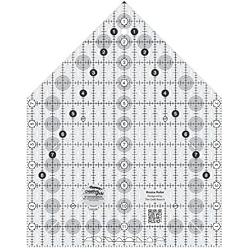 Amazon.com: Creative Grids Kites Plus Quilting Ruler Template CGRKC1