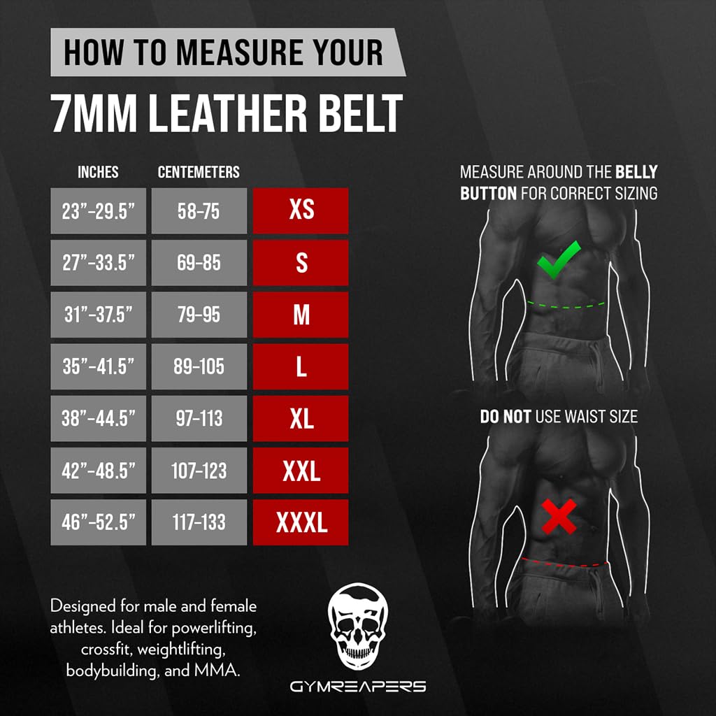 Mua Gymreapers Leather Weightlifting Belt for Bodybuilding, Squatting ...