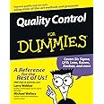 Amazon.com: Quality Control for Dummies: 9780470069097: Webber, Larry ...