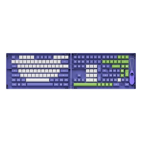 Akko PBT Keycaps Periwinkle Very Peri 197-Key ASA Profile Double-Shot ...