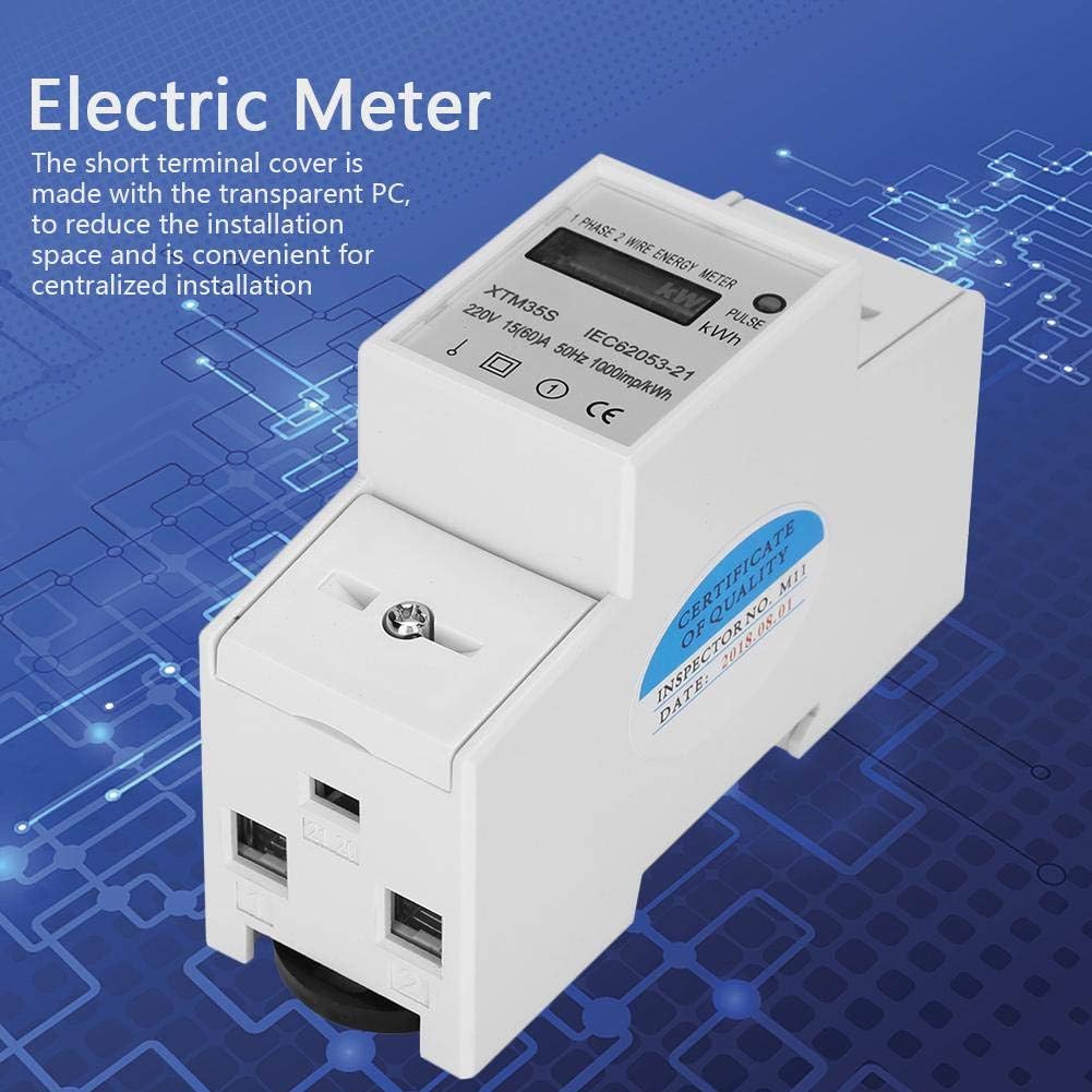 Digital Electricity Meter, 220 V 15 (60) A Digital Electricity Meter ...