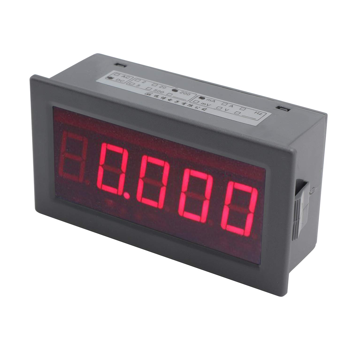 DROK 0.56" Surface 5 Digits Digital Ammeter +/- 0-199.99mA DC Current ...