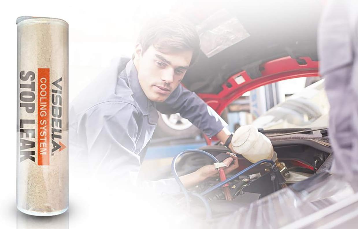 Visbella Car Repair Accessories Car Stop Leak Powder Water Tank ...