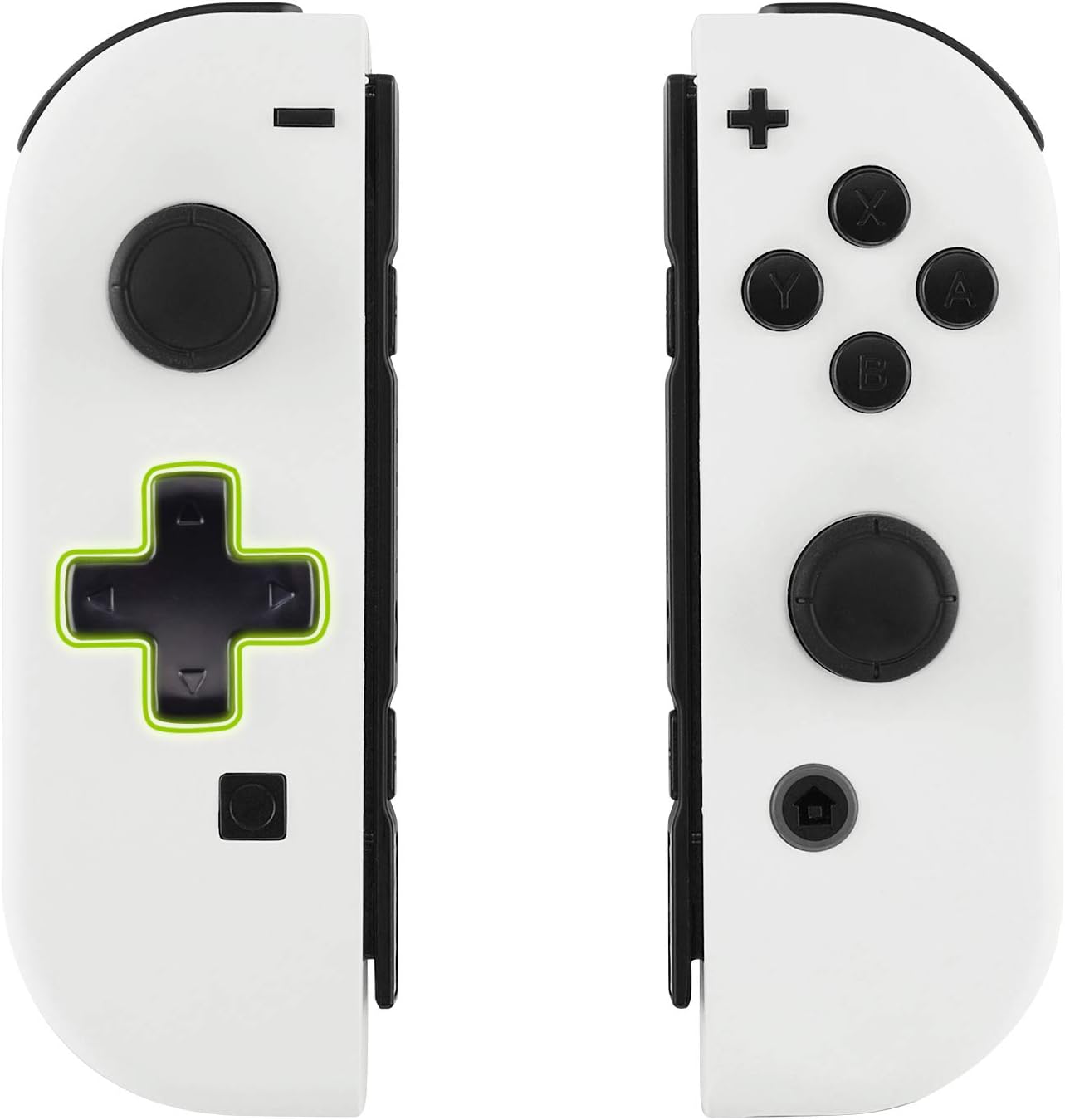 eXtremeRate Soft Touch White Joycon Handheld Controller Housing (D-Pad ...