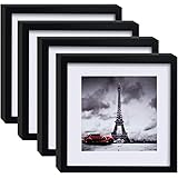 Amazon.com - Egofine 11x14 Picture Frames Made of Solid Wood 4 PCS Black - for Table Top and ...