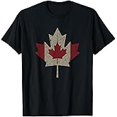 Amazon.com: Vintage Canada Flag Shirt Maple Leaf Canadian Pride T-Shirt T-Shirt : Clothing ...