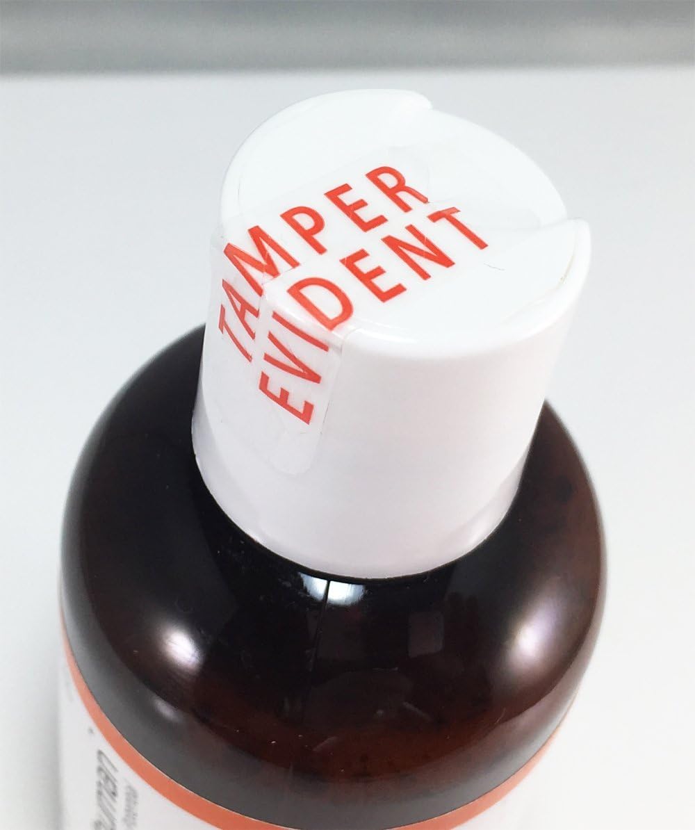 Clear Tamper Evident Labels, 13 x 38 mm 0.5 x 1.5 Inch Rectangle ...