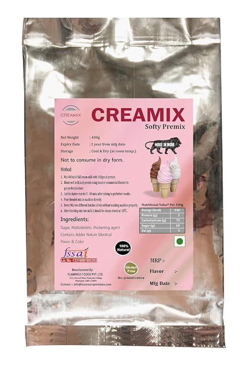 CREAMIX Softy PREMIX Vanilla 800G: Amazon.in: Grocery & Gourmet Foods