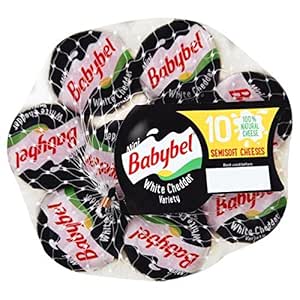 Amazon.com : LAUGHING COW Mini Babybel Semi-Soft Cheese, White Cheddar ...